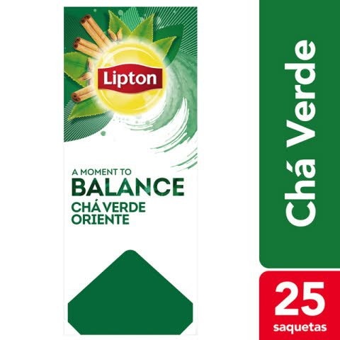 Prove agora Lipton chá verde antioxidante Green Tea Orient